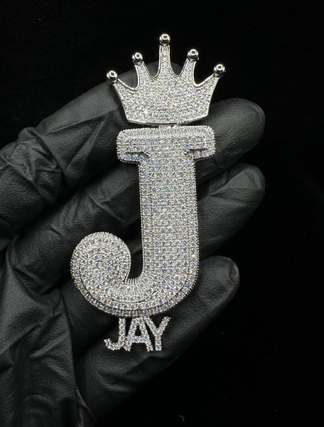 King Initial Pendant – Charmboxmen